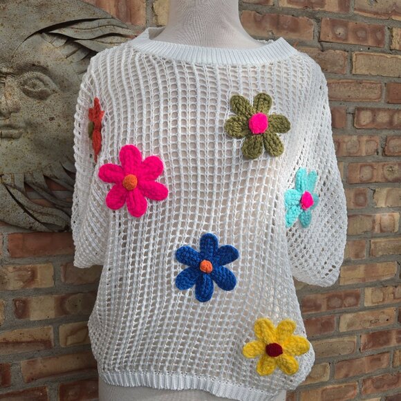 Sweaters | Flower Power Sweater | Poshmark